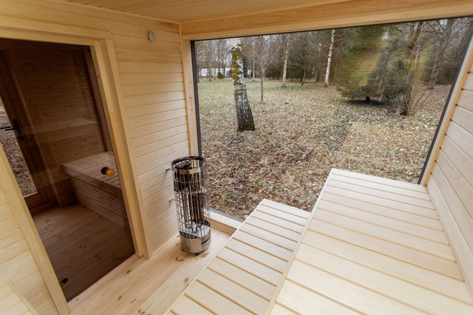 Karkasinė pirtis Pulse 240x410 - Mande Wood